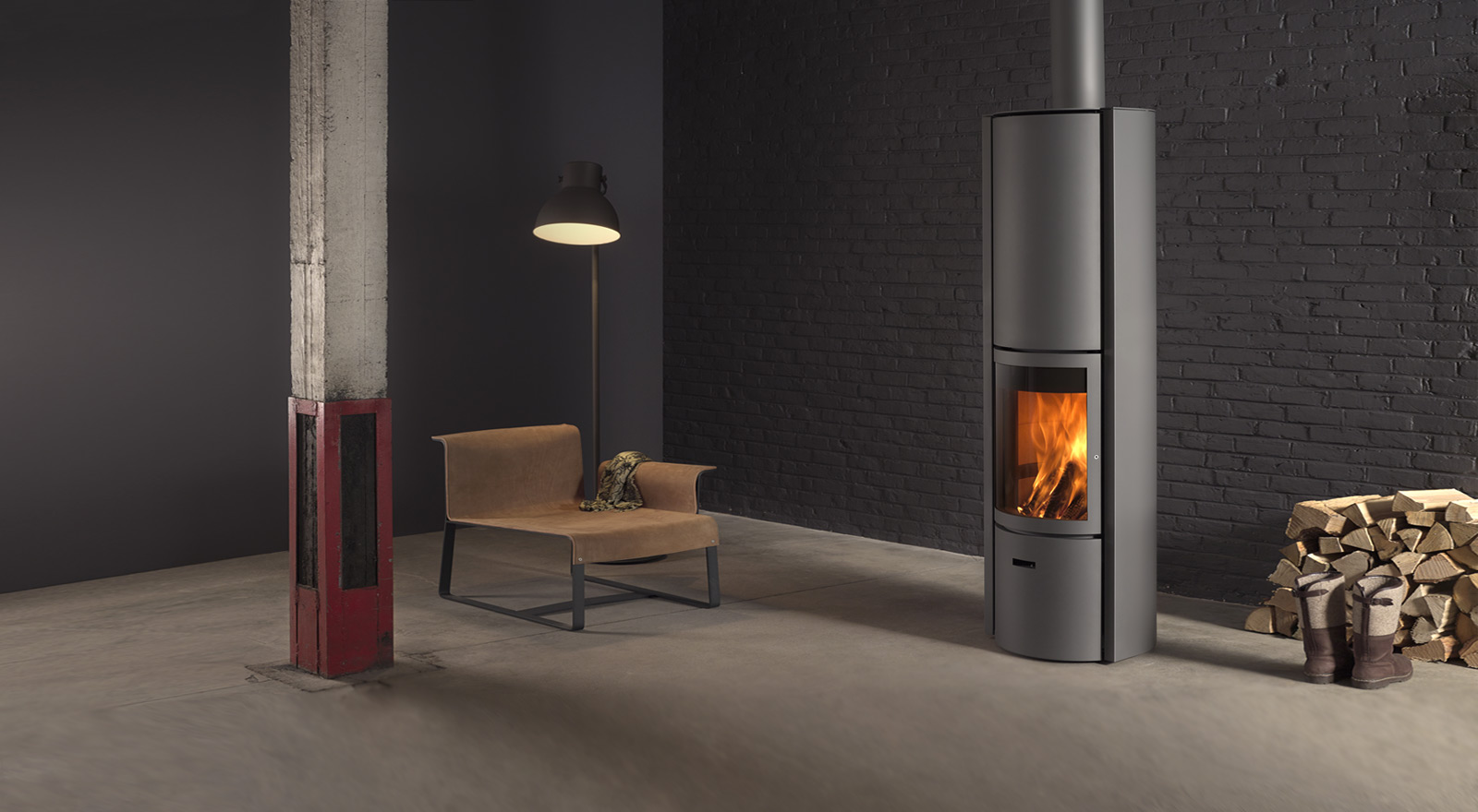 wood burning stove stuv30 h with heat storage | Stûv